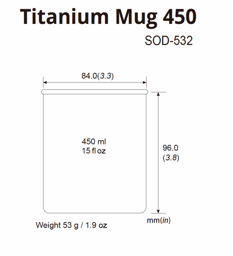 Titanium Mug 450 - SOTO Outdoors